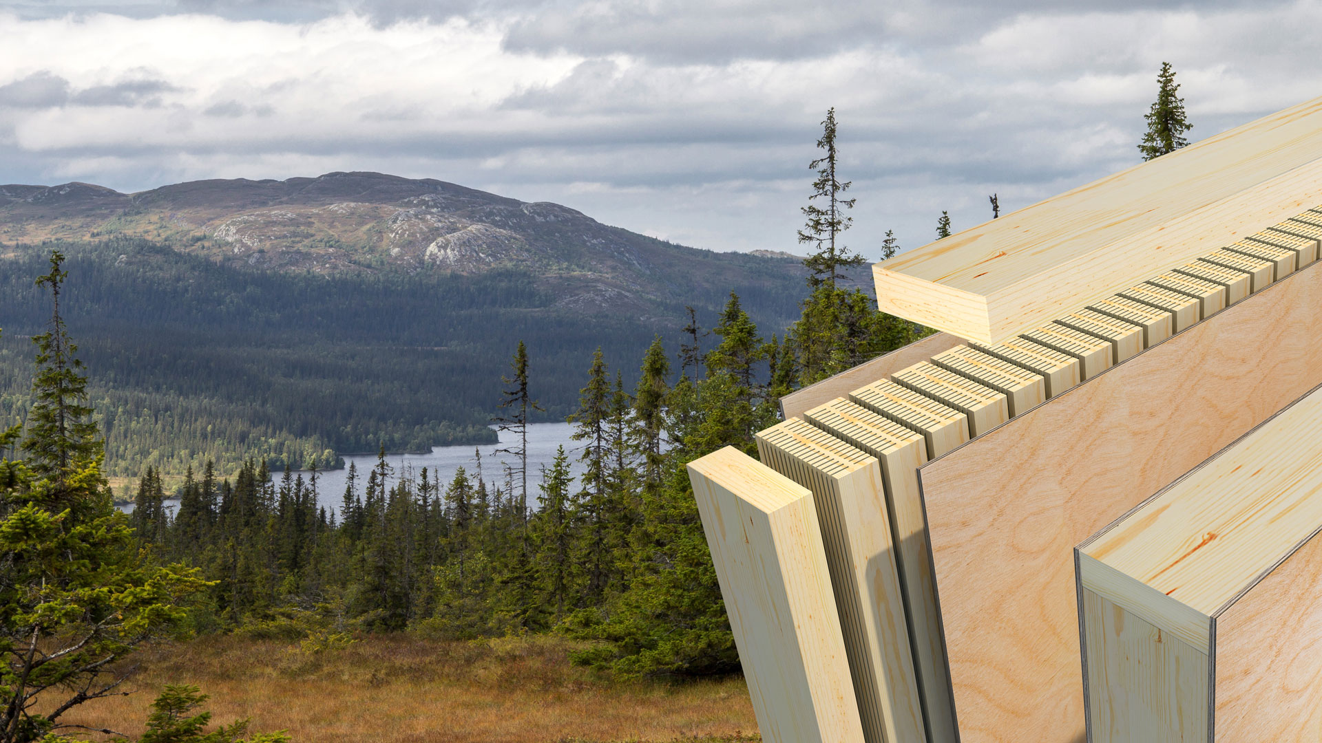 100 % fossil-free structural boards and building elements - BioInnovation